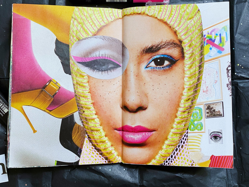 Cut, paste & create. Art journaling workshop! - Hipsy