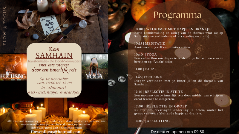 Samhain, een innerlijk reis met focusing en yoga - Hipsy