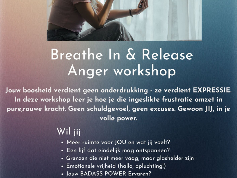 Breathe In & Anger Release workshop - Hipsy