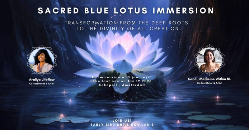 Special Sacred Blue Lotus Immersion - Manifestation and Transformation - Hipsy