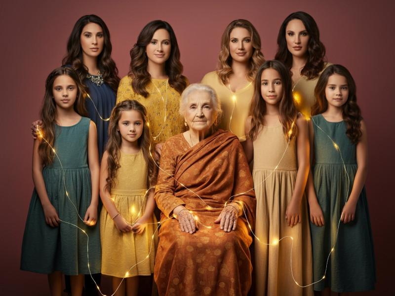 Vrouwenlijn opstelling en verbindende visualisatie - Hipsy