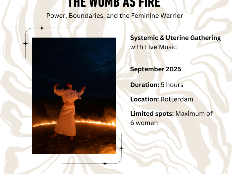 Womb as Fire: A Systemic Workshop for Feminine Power & Boundaries - Hipsy