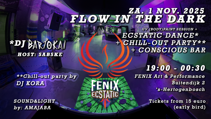 Ecstatic Dance Special | Flow In The Dark [1 nov 2025] - Hipsy