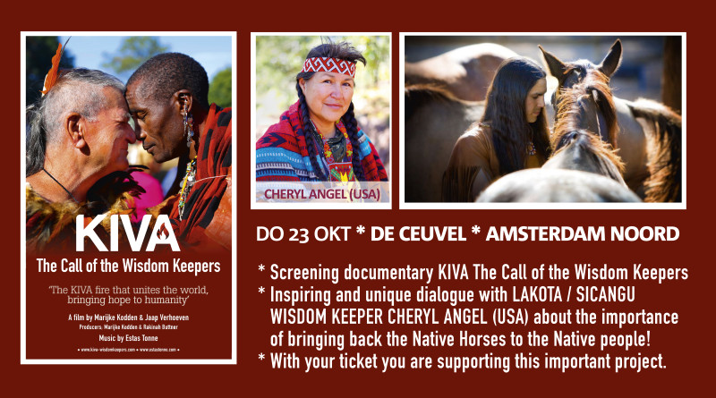 Speciale KIVA avond met LIVE teaching Lakota Elder Cheryl Angel (USA ...