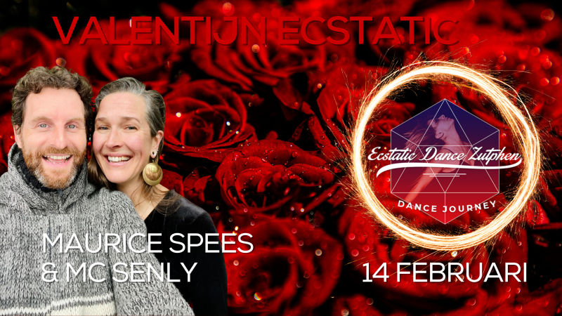 Ecstatic Dance Zutphen Valentijnsdag - DJ Maurice Spees - Hipsy