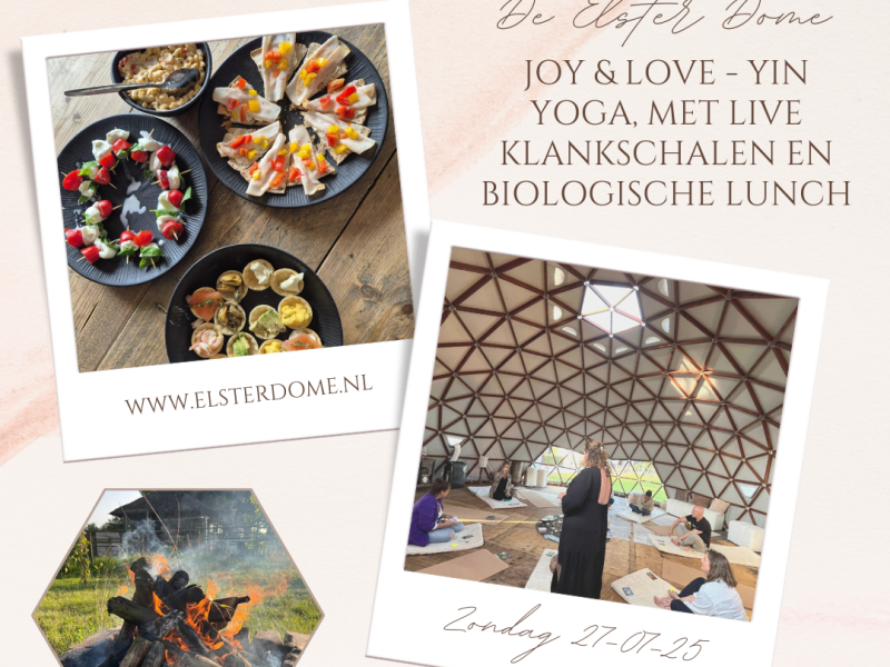 Joy & Love - Yin Yoga, met live klankschalen en een mooie ademreis - Hipsy