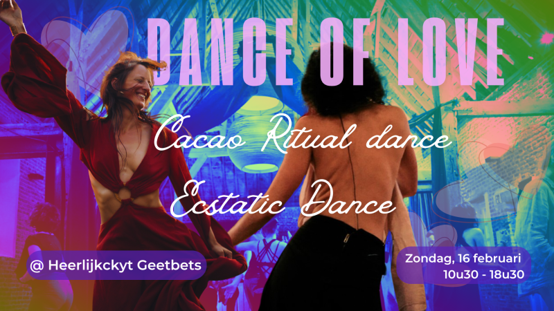 Dance of Love with Cacao Ritual Dance & Ecstatic dance DjHeidi - Hipsy