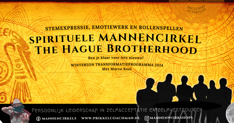 🟢 Mannencirkel & spiritualiteit; moed & herstel van zelfrespect - Hipsy