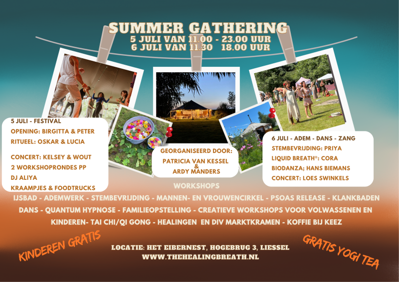 Summer Gathering Festival 5 en/of 6 juli - Hipsy