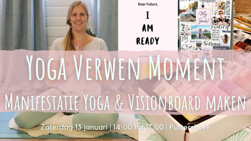Yoga Verwen Moment - Manifestatie Yoga & Vision board Maken - Hipsy