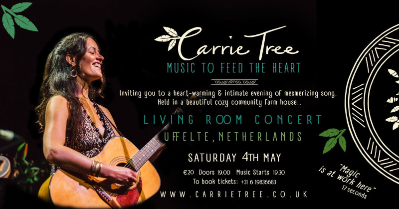 Huiskamerconcert Carrie TRee - Hipsy