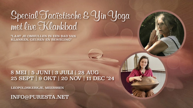 Maandelijkse Special: Taoïstische en Yin Yoga met Live Klankbad - Hipsy