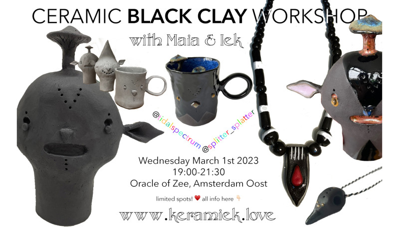Keramiek BLACK CLAY workshop