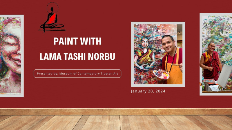 "Paint with Lama Tashi Norbu" workshop