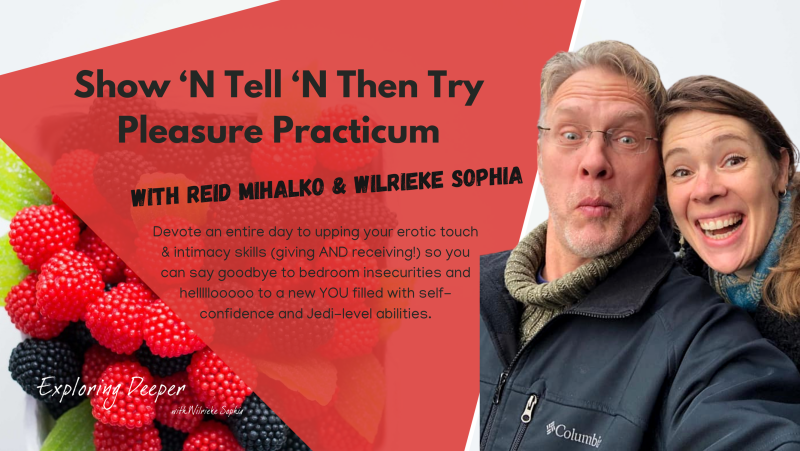 Show ‘N Tell ‘N Then Try Pleasure Practicum with Wilrieke and Reid - Hipsy