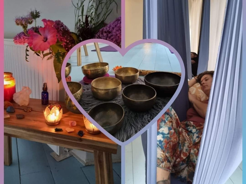 Klankbad in een hangmat XL editie - Hipsy