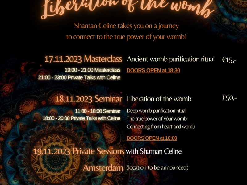 Masterclass Womb purification with Shaman Celine - Hipsy