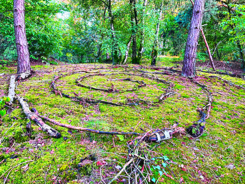 SpiralScaping, samen een spiraal maken en lopen