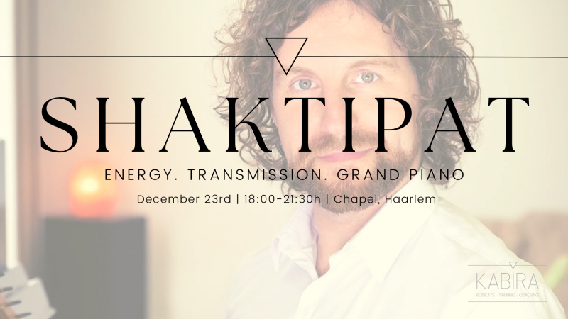 Shaktipat ceremony with Grand Piano Concert by Roger Spees - Hipsy