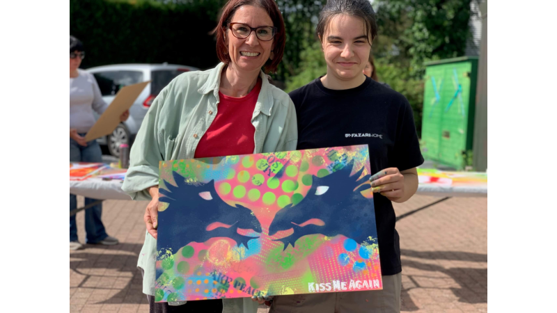 Verbindende creativiteit tussen ouder-kind: graffiti - Hipsy