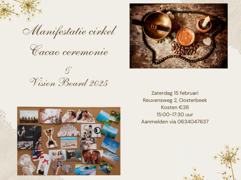 Cacao ceremonie & Vision board 2025 - Hipsy