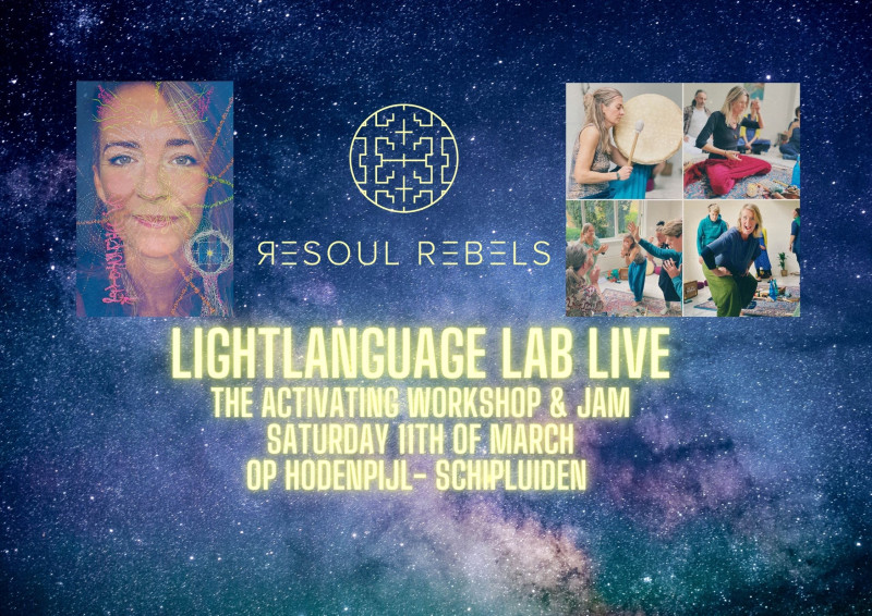 LIGHTLANGUAGE LAB LIVE - THE ACTIVATING WORKSHOP &JAM - Hipsy
