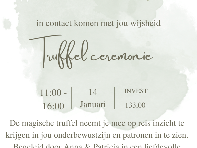 Truffel Ceremonie - Hipsy