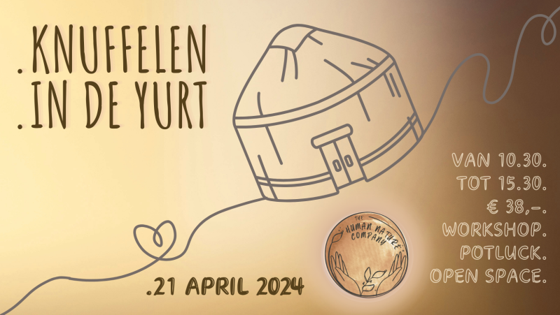 Knuffelen in de yurt - knuffelworkshop, potluck, open space - Hipsy