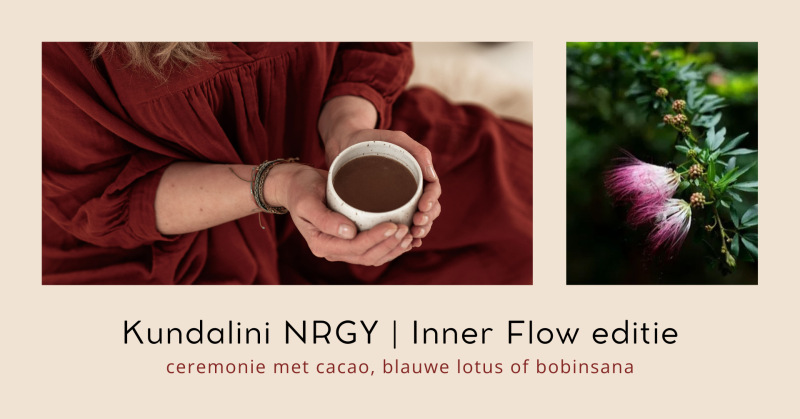 Kundalini NRGY | Inner Flow editie met cacao, blauw lotus of bobinsana - Hipsy