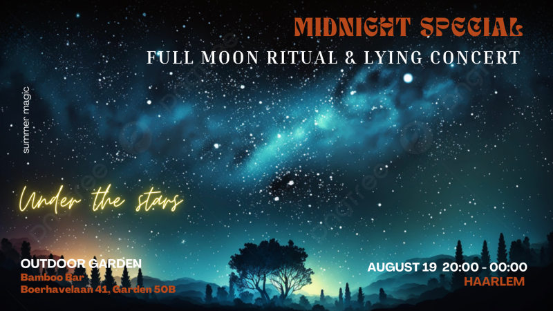 Full Moon Ritual & Lying Concert *Midnight special* - Hipsy