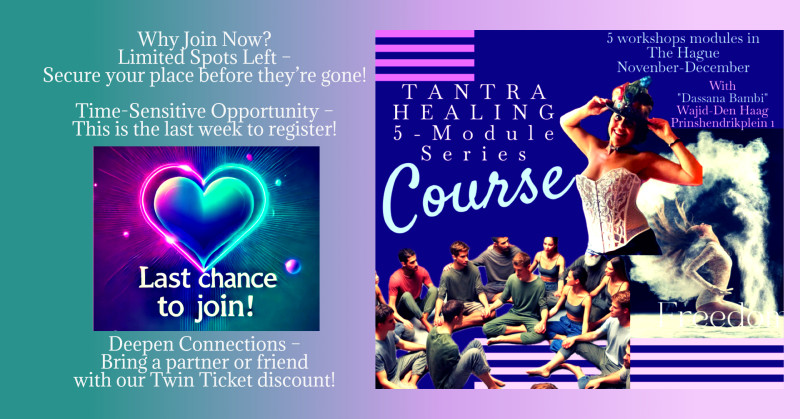 Emotional awareness and Tantra Course! - 5 workshop modules VOL/FULL - Hipsy