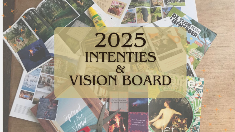 Bijna lente event! Zet intenties en maak een vision board voor 2025. - Hipsy