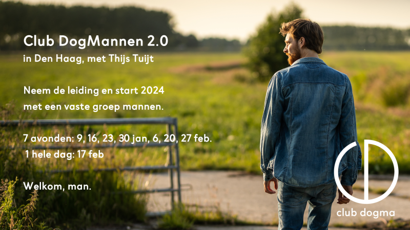 Club DogMannen 2.0 - start 2024 met een vaste groep mannen - Hipsy