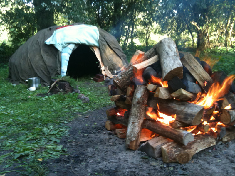 Zweethut ceremonie voor mannen - Hipsy