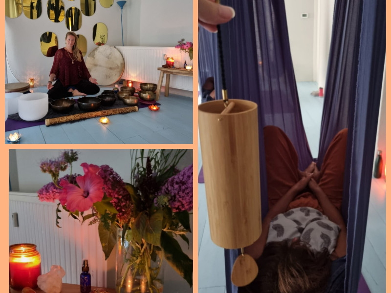 Klankbad in een hangmat XL editie VOL - Hipsy