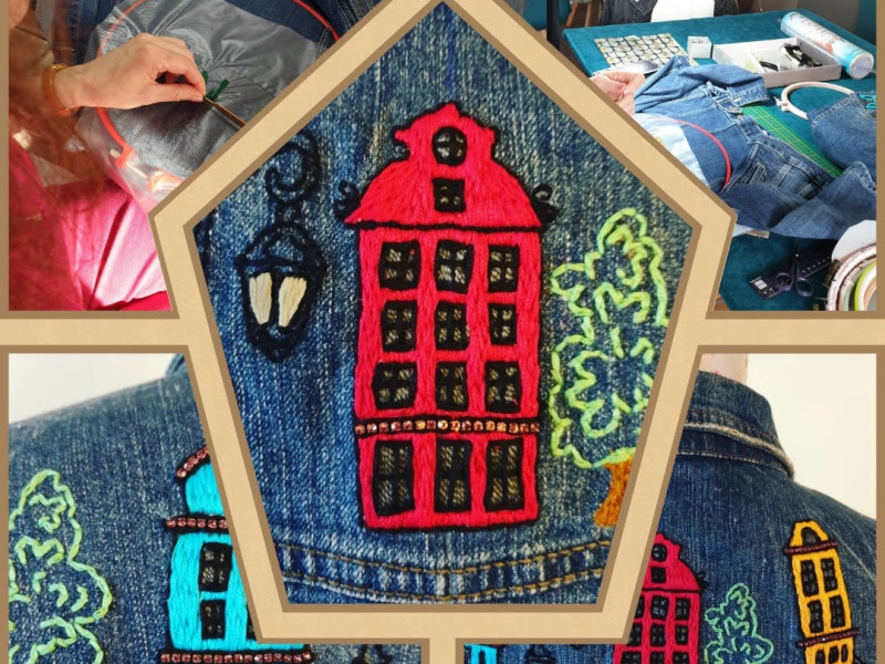 Master class "Embroidery of Dutch Houses" - Hipsy