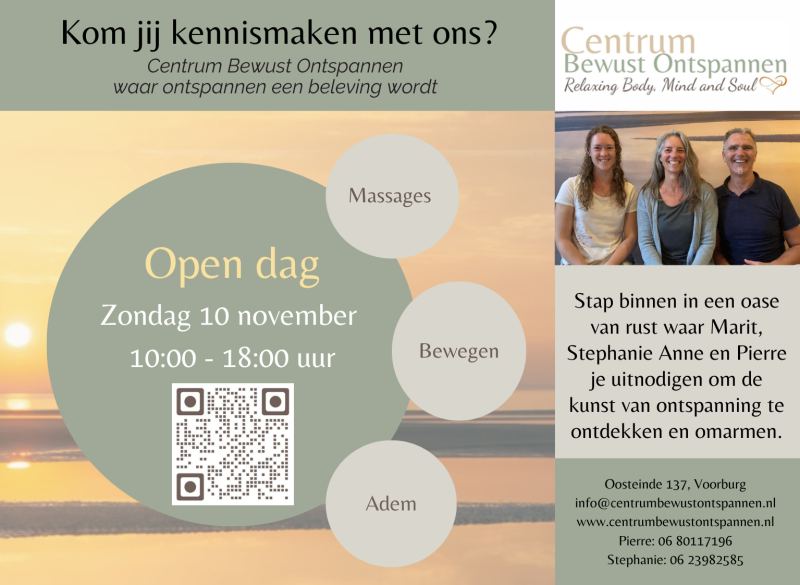 Open dag, Centrum Bewust Ontspannen - Hipsy