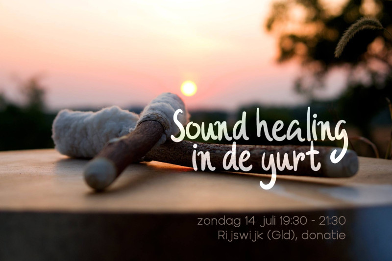 Soundhealing in de yurt - met Marije, Ramon & Twan - Hipsy