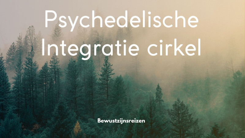 Psychedelische integratie cirkel ~ Thema: Cirkel van het leven - Hipsy