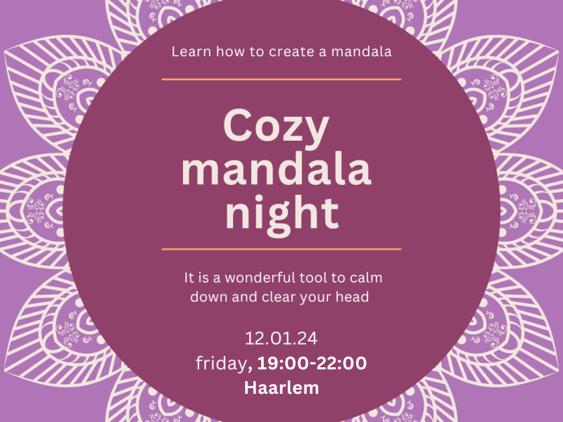 Cozy Mandala art night. - Hipsy