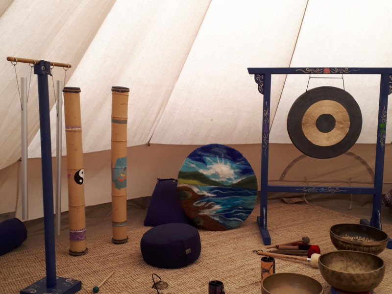 Klankbad in een yurt - Hipsy