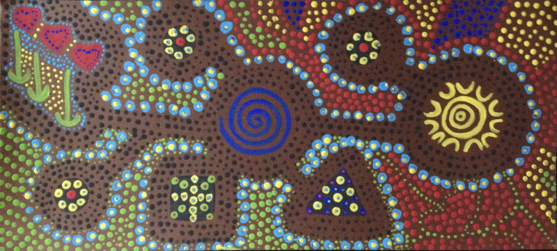 Zet je leven op de kaart, à la Aboriginal Art - Hipsy