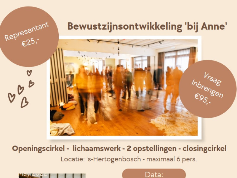 (Kleine) Familie-opstelling 'bij Anne' - Hipsy