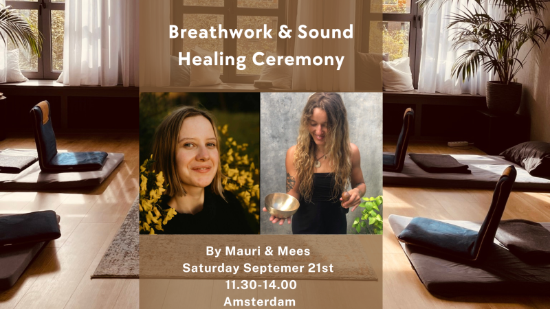 Breathwork & Sound healing ceremony: landing into autumn - Hipsy