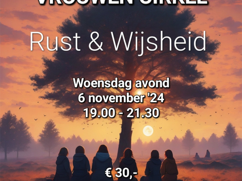 inloop Vrouwencirkel 'Rust & Wijsheid" - Hipsy