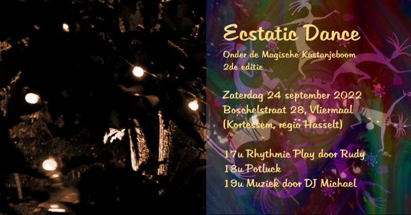 [GEANNULEERD] Ecstatic Dance onder de Grote Kastanjeboom - Hipsy