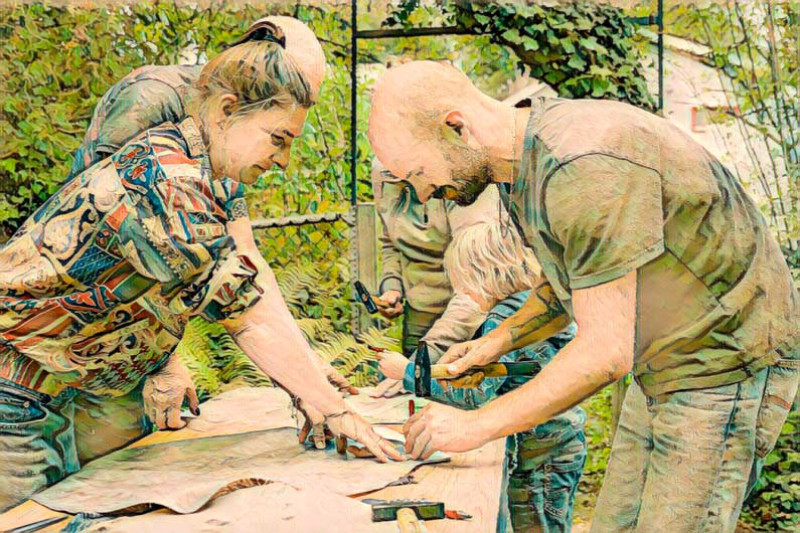 Sjamanendrum bouwen mei 2025 - Hipsy