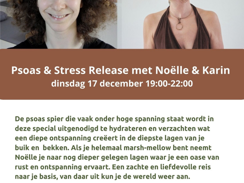 Psoas Stress Release met Karin & Noëlle - Hipsy