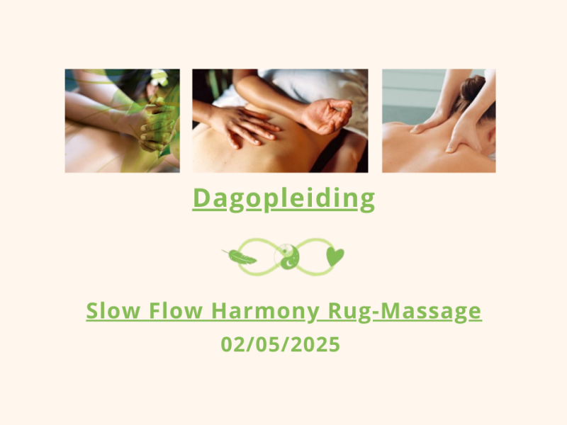 Opleiding Slow Flow Harmony Rugmassage - Hipsy