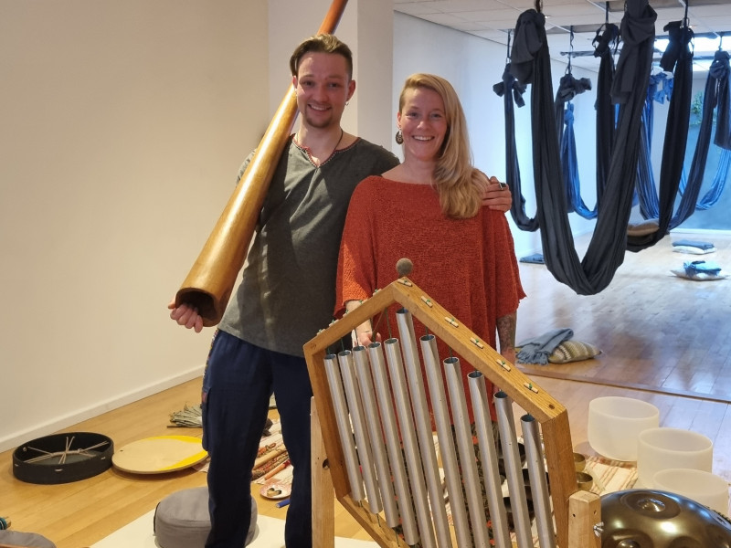 Klankbad in een hangmat 🍀 Didgeridoo special Wageningen - Hipsy
